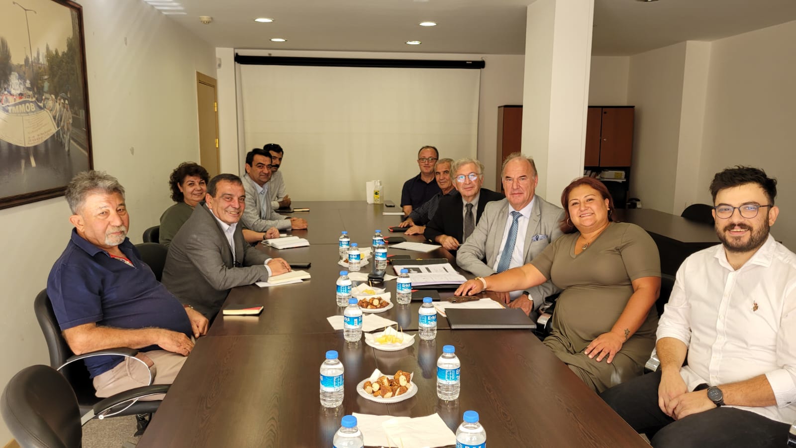 FEANI TMMOB'Yİ ZİYARET ETTİ | www.tmmob.org.tr